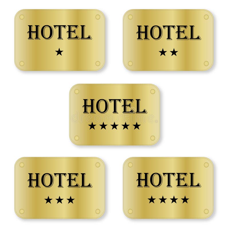 Standard Hotel Furniture Symbols Set Used in Architecture Plans. Stock ...