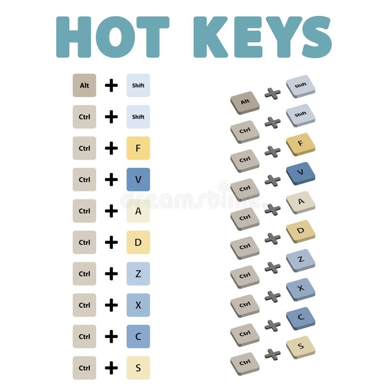 Hotkey Stock Illustrations – 152 Hotkey Stock Illustrations, Vectors ...