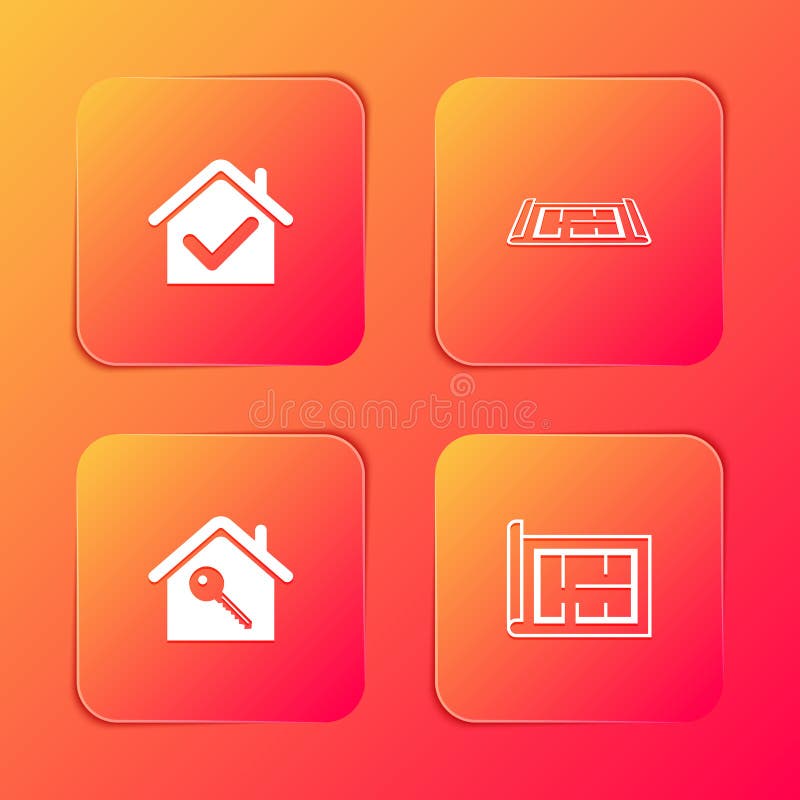 Red House Check Icon Stock Illustrations – 548 Red House Check Icon ...