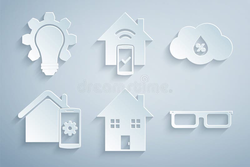 Set House, Humidity, Smart Home Remote Control System, Glasses, and ...