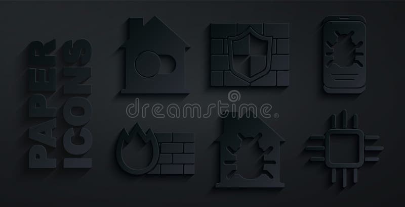 Set House System Bug, System on Mobile, Firewall, Security Wall ... Set House System Bug, System on Mobile, Firewall, Security Wall ...