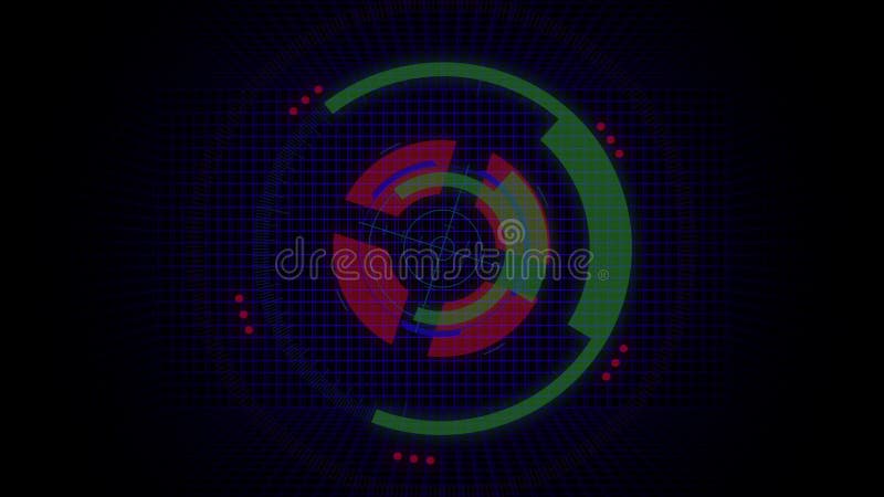 Scope.Set of HUD Elements. Modern ART Design Element Stock Video ...