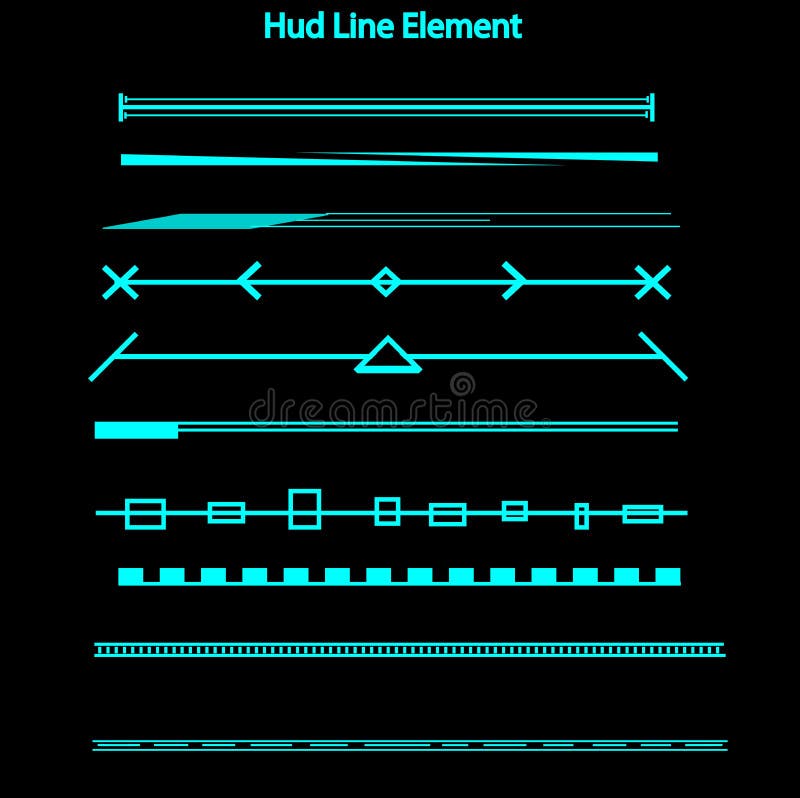 Space Launch Interface Rockets, Sky-fi HUD. Head Up Display Stock ...