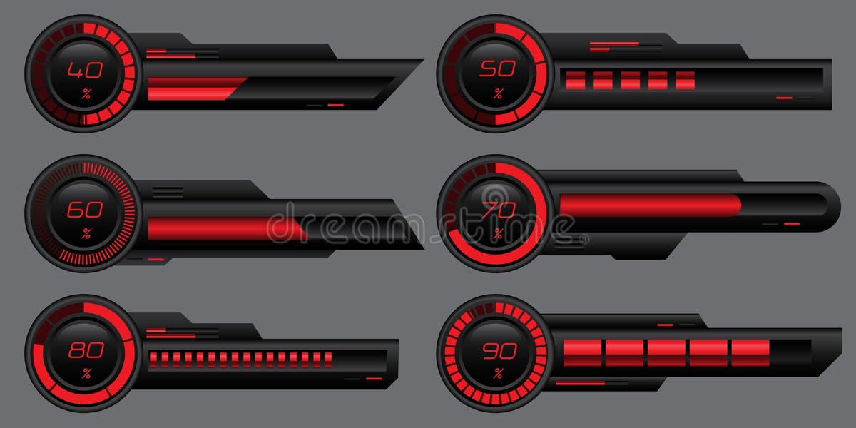 Futuristic Number Set Stock Illustrations – 10,088 Futuristic Number ...