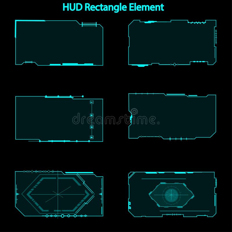 Abstract Digital Technology UI Futuristic HUD Virtual Interface ...