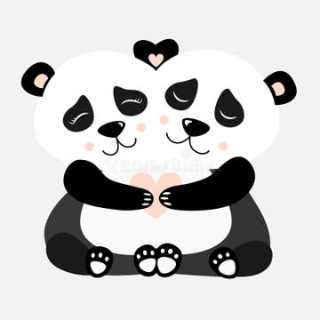 Panda Hugging Stock Illustrations – 303 Panda Hugging Stock ...