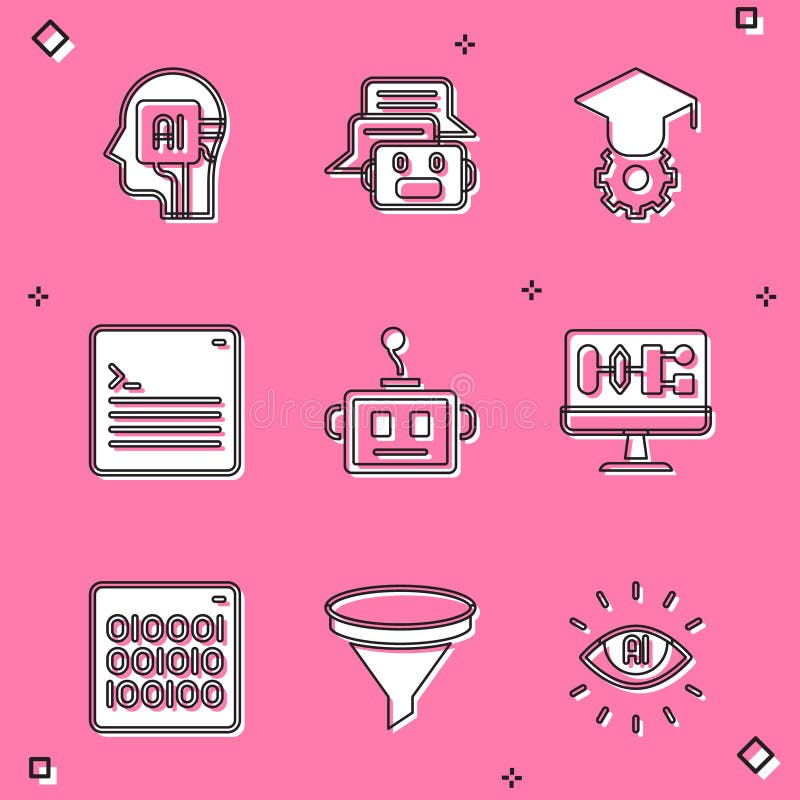 Graduation Programming Code Student Vector Logo Stock Vector - Illustration of flat, academy ...