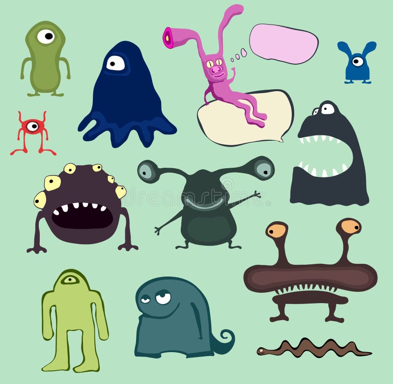 Set of Humorous Bug Cartoons Stock Vector - Illustration of colour ...