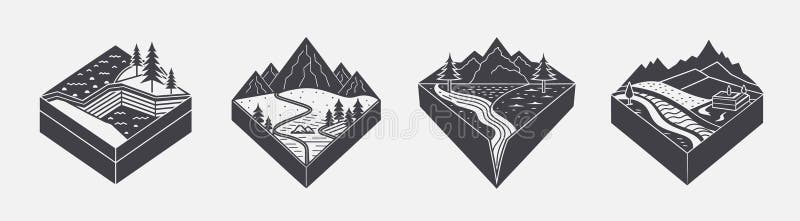 Set Hydrology Template Design Collection, Pre-designed Templates ...