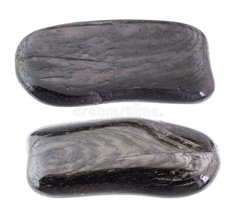 Set of Hypersthene Stones Cutout on White Stock Image - Image of ...