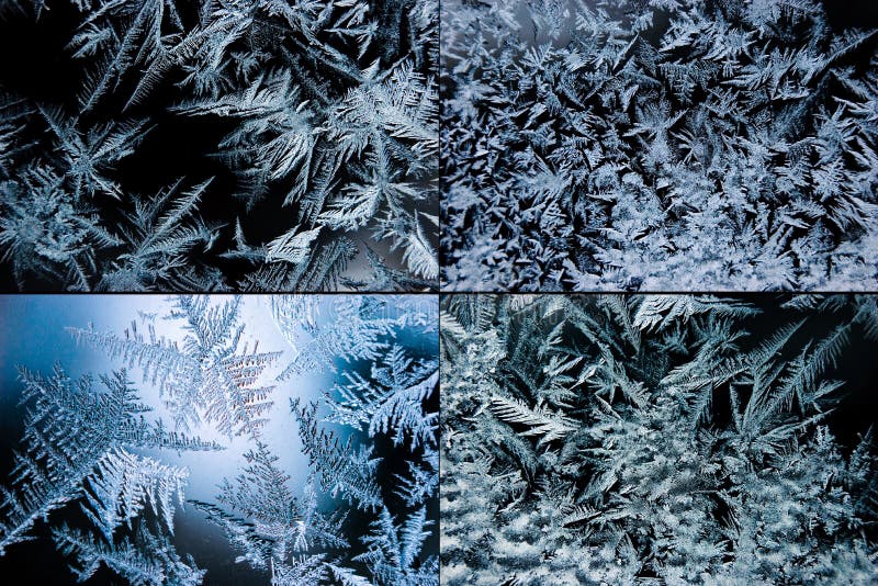 Set of ice crystals stock photo. Image of close, cold - 17425882