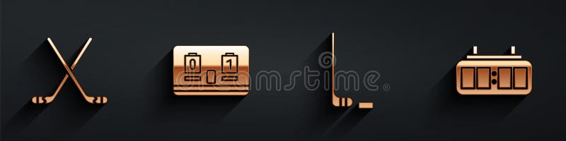 Set Ice Hockey Sticks, Hockey Mechanical Scoreboard, Ice Hockey Stick ...