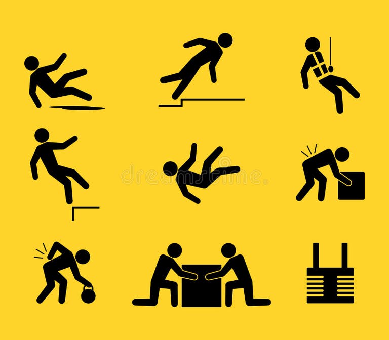 Caution Icon Lifting Stock Illustrations – 1,397 Caution Icon Lifting ...