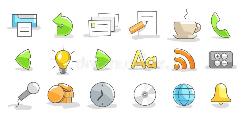 Set Of Icons Picture. Image: 17353933