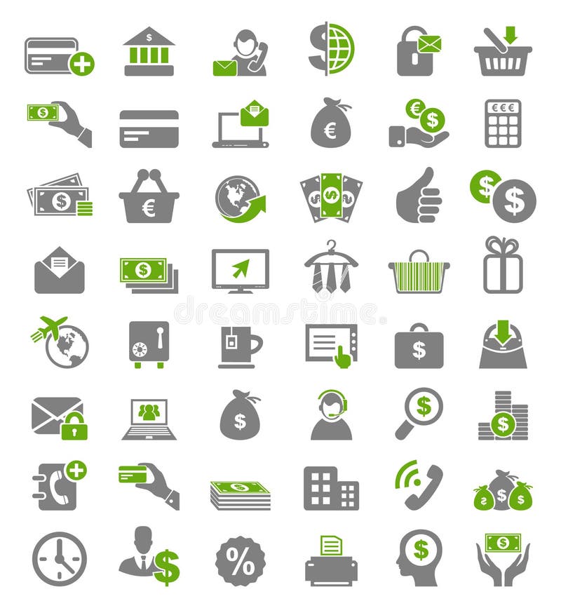 Green shipping icons stock vector. Illustration of geometric - 11160364