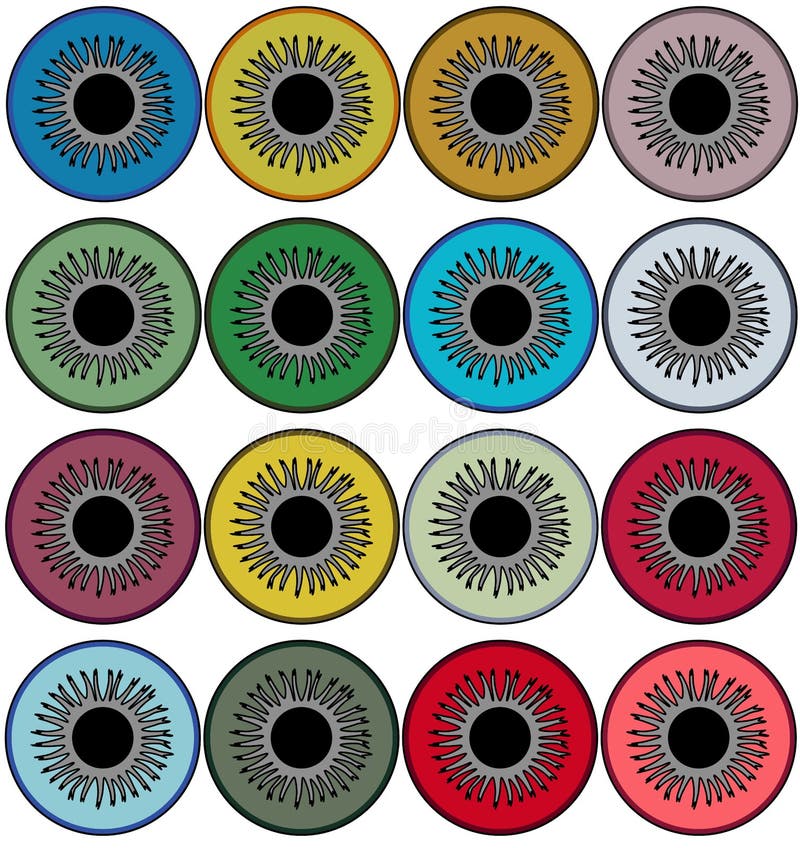 Icon eyes. raster 1 2 stock illustration. Illustration of outline ...