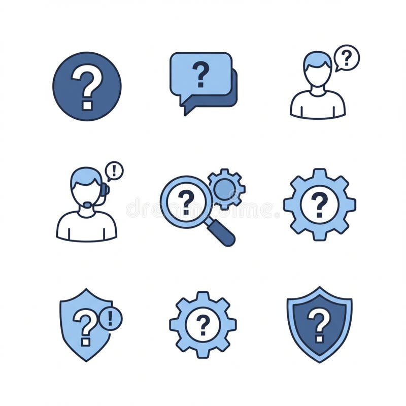 Circle Question Marks Stock Illustrations – 2,544 Circle Question Marks ...