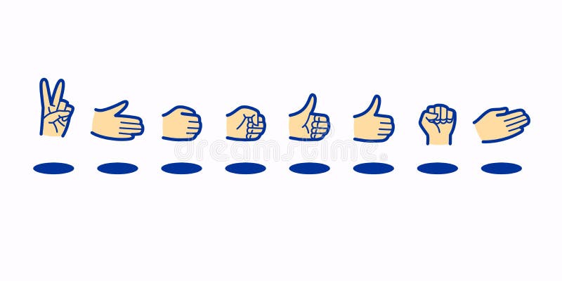 Comic Hands Human Set Stock Illustrations – 567 Comic Hands Human Set ...