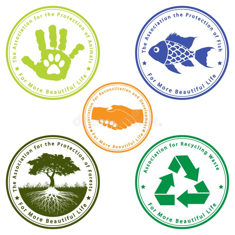 Set of Icons for a More Beautiful Life Stock Vector - Illustration of ...