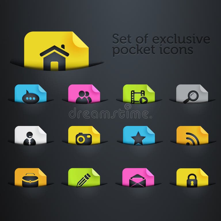 Different Pockets Stock Illustrations – 576 Different Pockets Stock ...