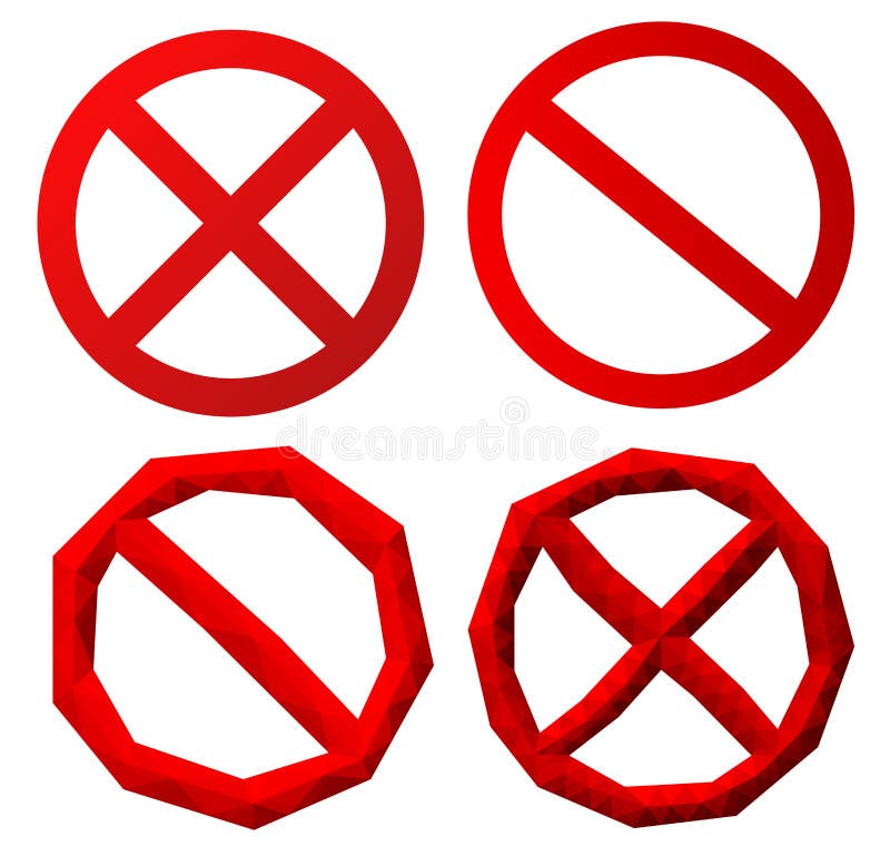 Safety Symbols Red Circle Stock Illustrations – 482 Safety Symbols Red ...