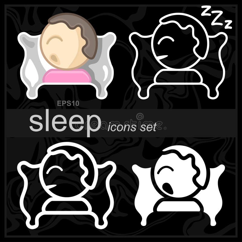 Person Sleeping Icons Stock Illustrations – 757 Person Sleeping Icons ...