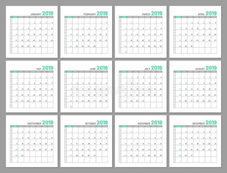 Light Calendars Stock Illustrations – 3,732 Light Calendars Stock ...