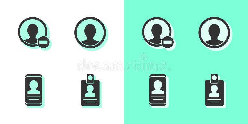 Set Identification Badge, Create Account Screen, Mobile with Resume and ...