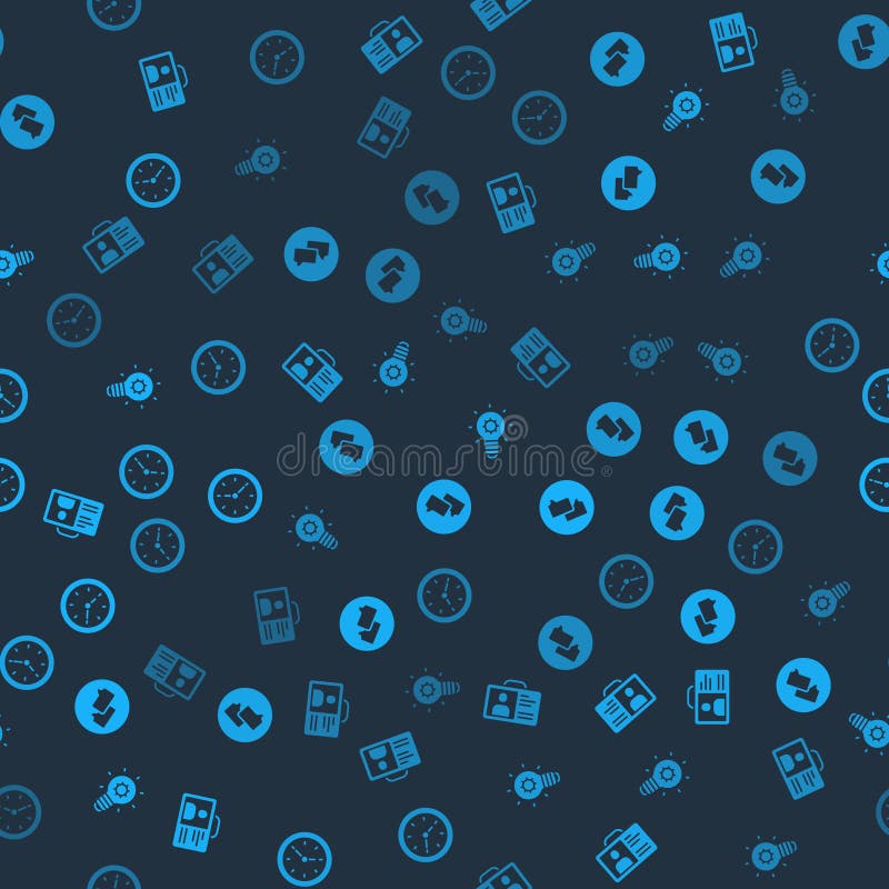 Set Identification Badge, Speech Bubble Chat, Light Bulb and Clock on ...