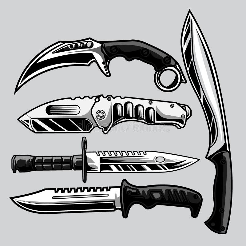 Tactical Knife Template