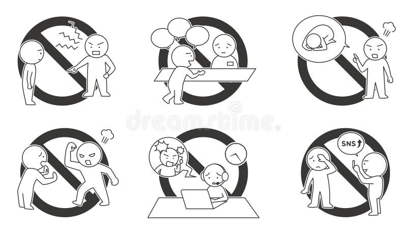 Problematic Posters Stock Illustrations – 3 Problematic Posters Stock ...