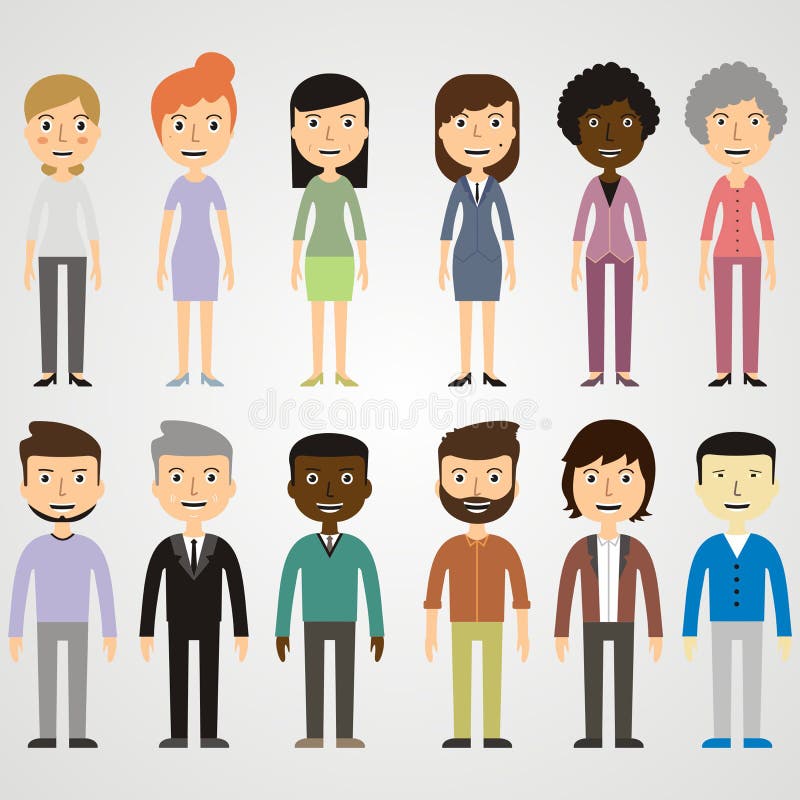 Set of images of people stock vector. Illustration of family - 84267942