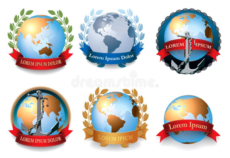Set of Images Similar To the Emblems and Logos Stock Vector ...