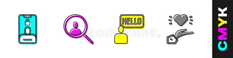 Set Incoming Call on Mobile, Magnifying Glass for Search, Acquaintance ...