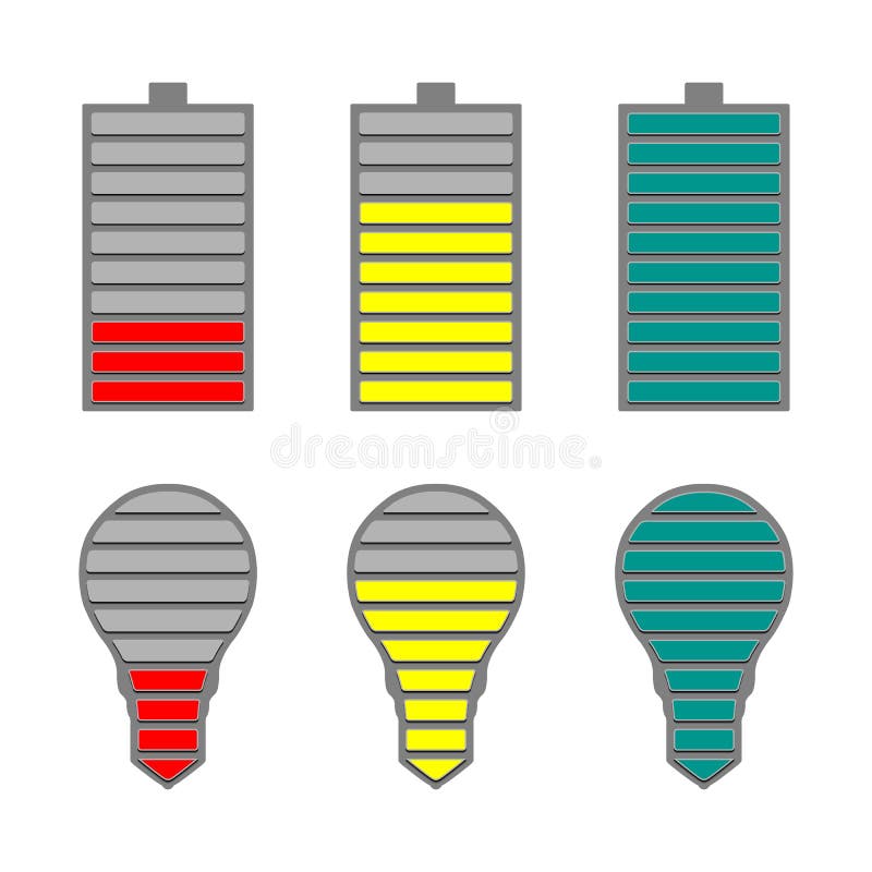 A Set of Indicators, Vector Illustration. Stock Vector - Illustration ...
