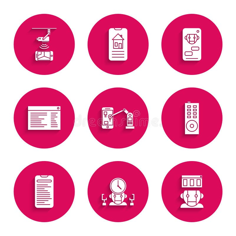 Set Software, Industrial Machine Robotic Robot Arm Hand Factory, Bot, Spanner, Drone Flying with ...