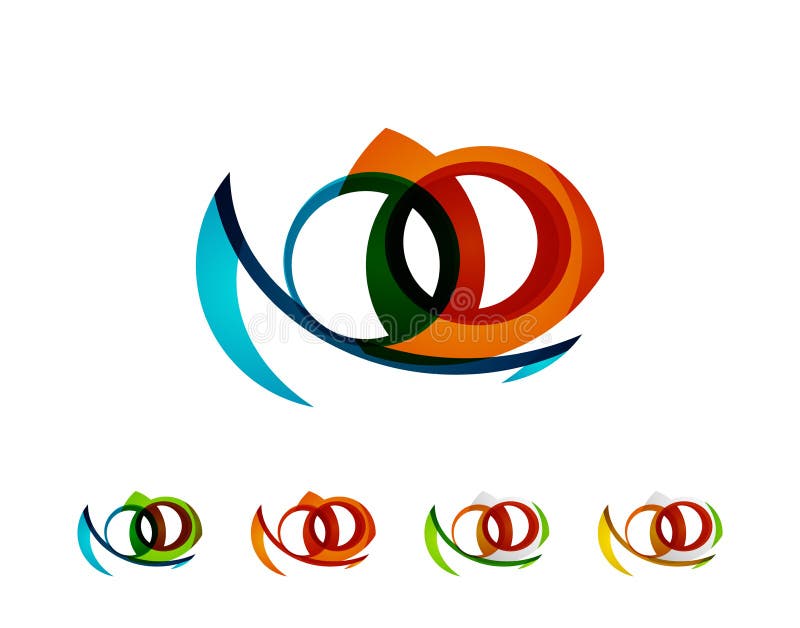 Set of Infinity Concepts, Loop Logo Designs Stock Vector - Illustration ...