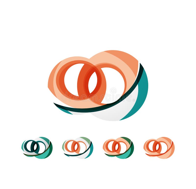 Set of Infinity Concepts, Loop Logo Designs Stock Vector - Illustration ...