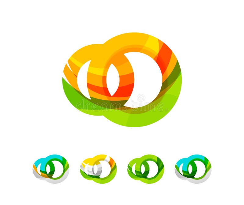 Set of Infinity Concepts, Loop Logo Designs Stock Vector - Illustration ...