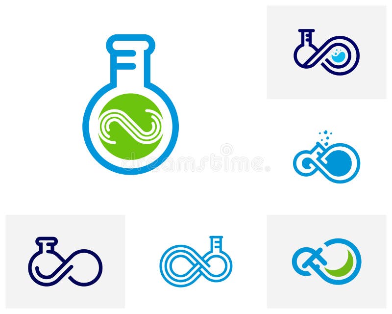 Set of Infinity Labs Logo Vector Template, Creative Infinity Logo ...
