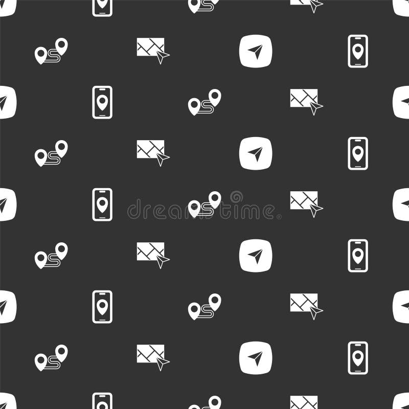 Set Infographic of City Map Navigation, City, Route Location and on ...