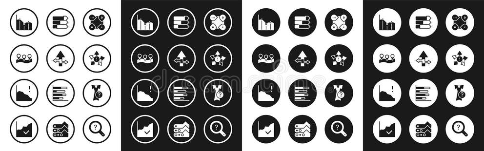 Set Infographic Element, Arrow, Location, Pie Chart Infographic, Many ...
