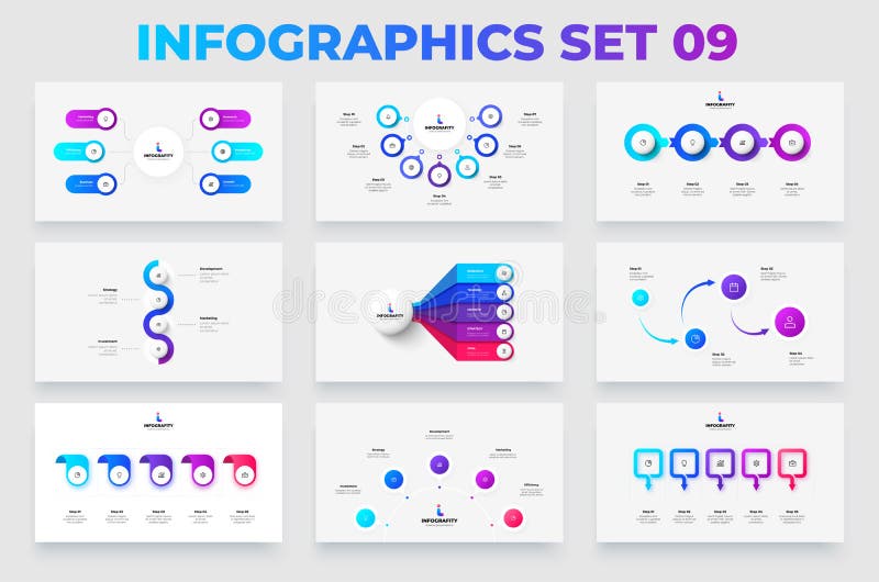 Set of Infographic Elements for Business Presentation and Infographic ...