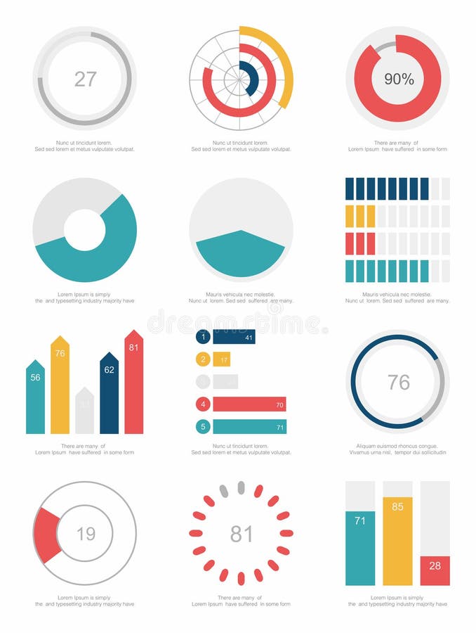 Set of Infographic Elements Stock Vector - Illustration of design ...