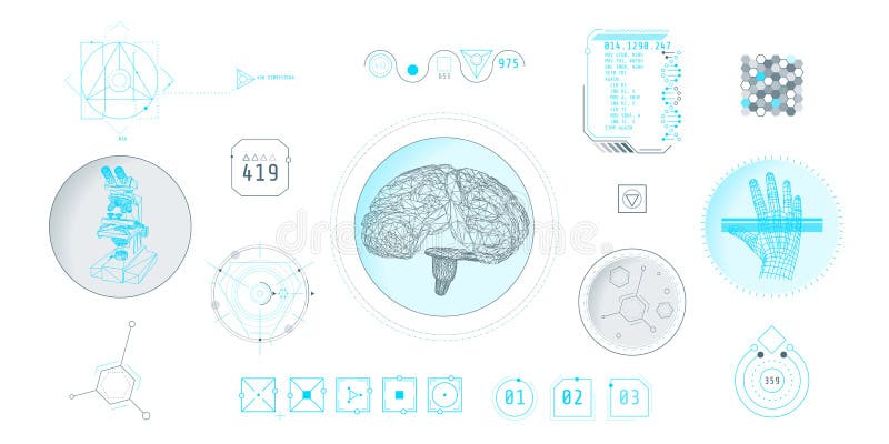 Design Elements for Infographic of Data Communication. Stock Vector ...