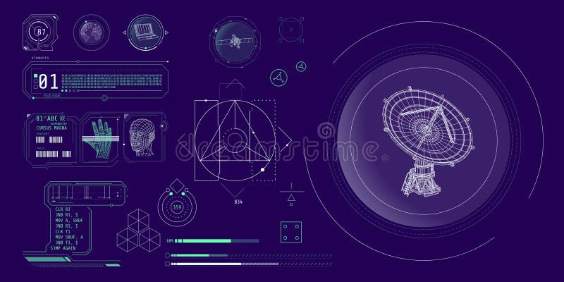 Design Elements for Infographic of Data Communication. Stock Vector ...