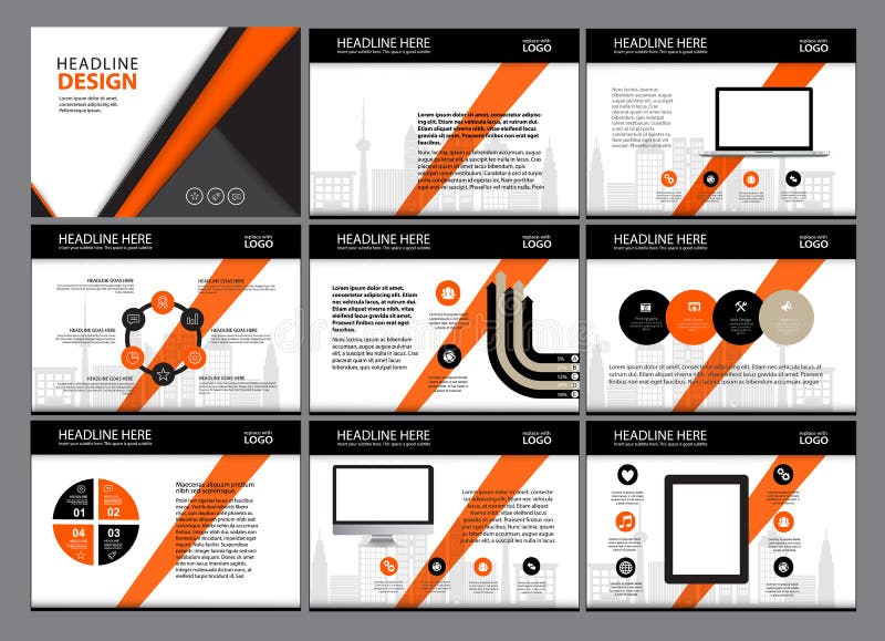 Set of Infographic Presentation Template , Infographic Element ...