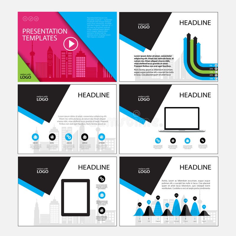 Set of Infographic Presentation Template , Infographic Element ...