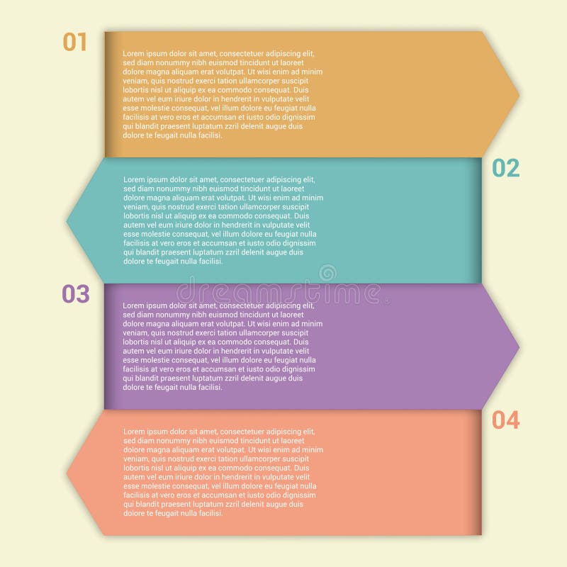 Set of Infographic Template Layouts. Flow Chart Stock Vector ...