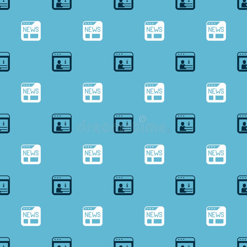 Set Information and News on Seamless Pattern. Vector Stock Vector ...